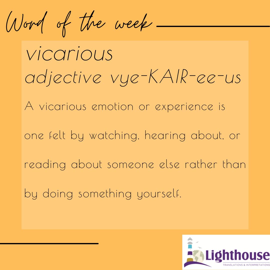 Lighthouse Translations Online on LinkedIn: #wordoftheweek # ... Lighthouse Translations Online on LinkedIn: #wordoftheweek # ...