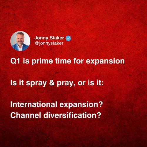 Jonny Staker on LinkedIn: Are you ready to attack Q1, or is it the same ... Jonny Staker on LinkedIn: Are you ready to attack Q1, or is it the same ...