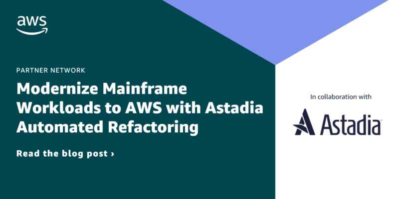 Astadia on LinkedIn: Modernize Mainframe Workloads to AWS with Astadia ... Astadia on LinkedIn: Modernize Mainframe Workloads to AWS with Astadia ...
