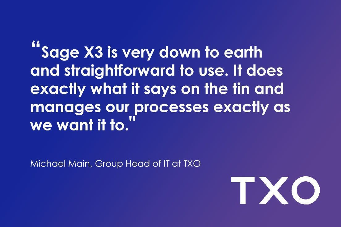 Inixion - Sage X3 specialists on LinkedIn: Sage X3 Customer Story | TXO ... Inixion - Sage X3 specialists on LinkedIn: Sage X3 Customer Story | TXO ...