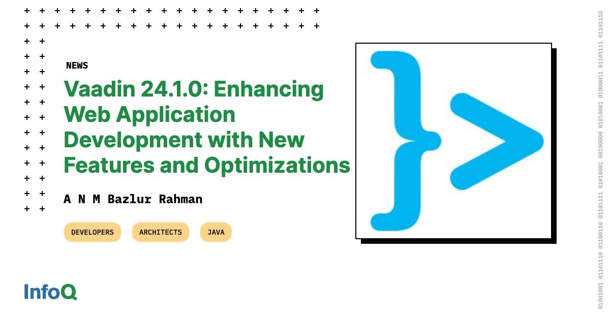 InfoQ on LinkedIn: #vaadin #infoq #java #javawebframeworks # ... InfoQ on LinkedIn: #vaadin #infoq #java #javawebframeworks # ...