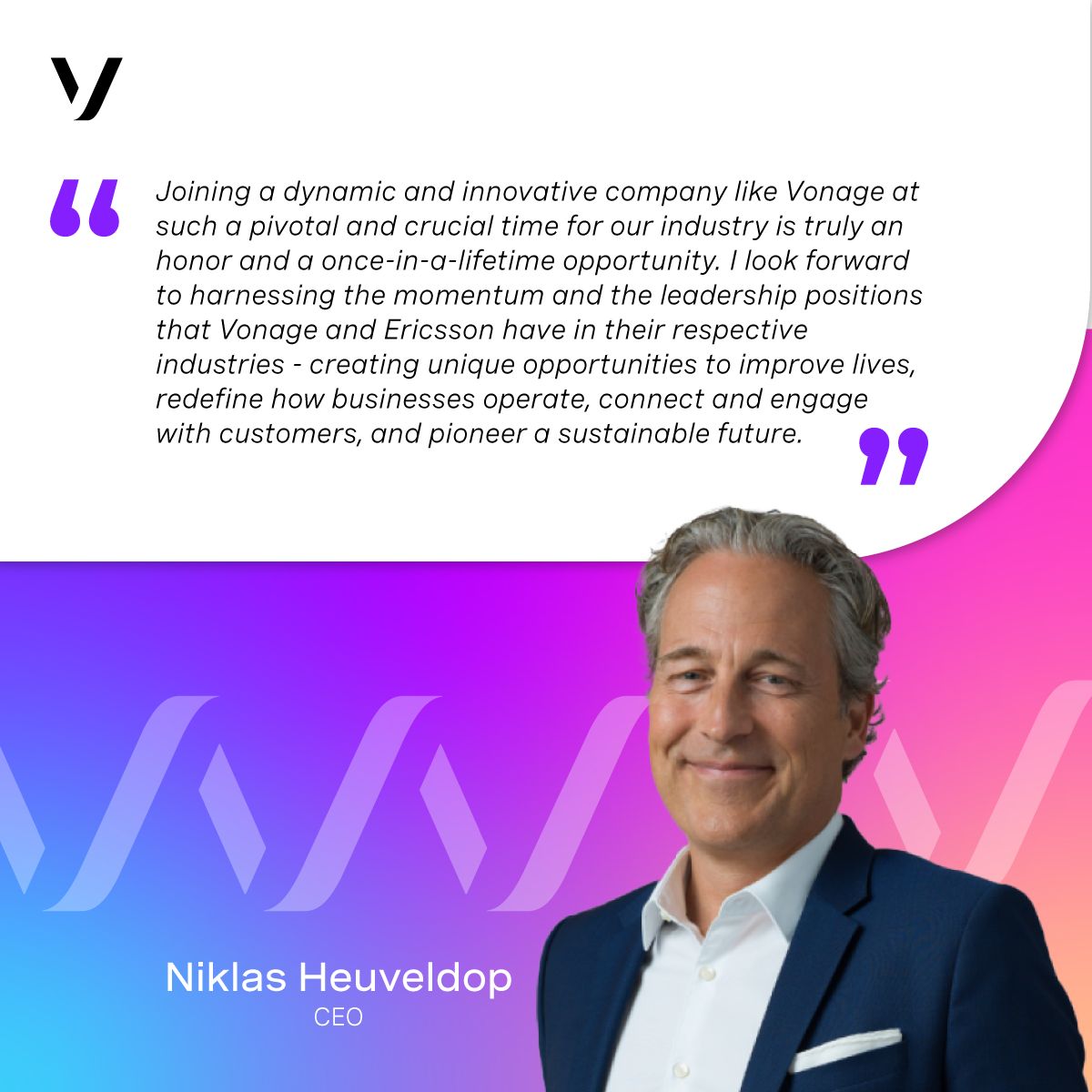 Vonage on LinkedIn: Warmest welcome to Niklas Heuveldop on his first ... Vonage on LinkedIn: Warmest welcome to Niklas Heuveldop on his first ...