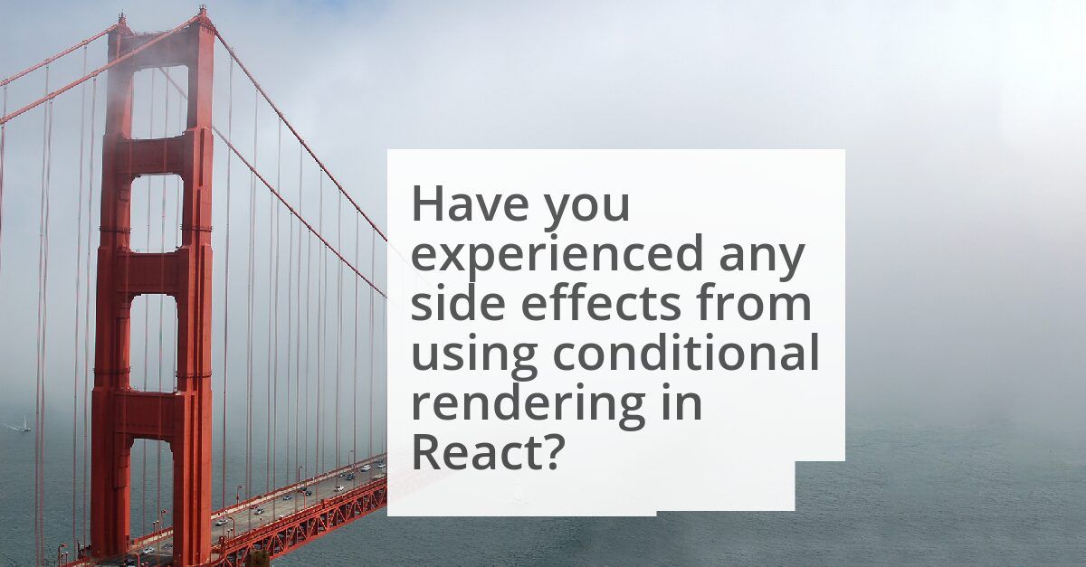 React Jobs on LinkedIn: Stop Conditional Rendering in React Without ... React Jobs on LinkedIn: Stop Conditional Rendering in React Without ...