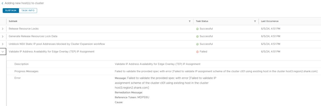 Azael Colon on LinkedIn: The Issue?: Can’t Add Hosts or Clusters to VCF ... Azael Colon on LinkedIn: The Issue?: Can’t Add Hosts or Clusters to VCF ...