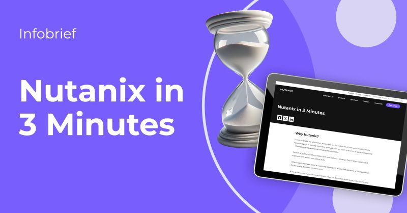 Dennis Gillen - Nutanix on LinkedIn: Nutanix in 3 Minutes: A brief ... Dennis Gillen - Nutanix on LinkedIn: Nutanix in 3 Minutes: A brief ...