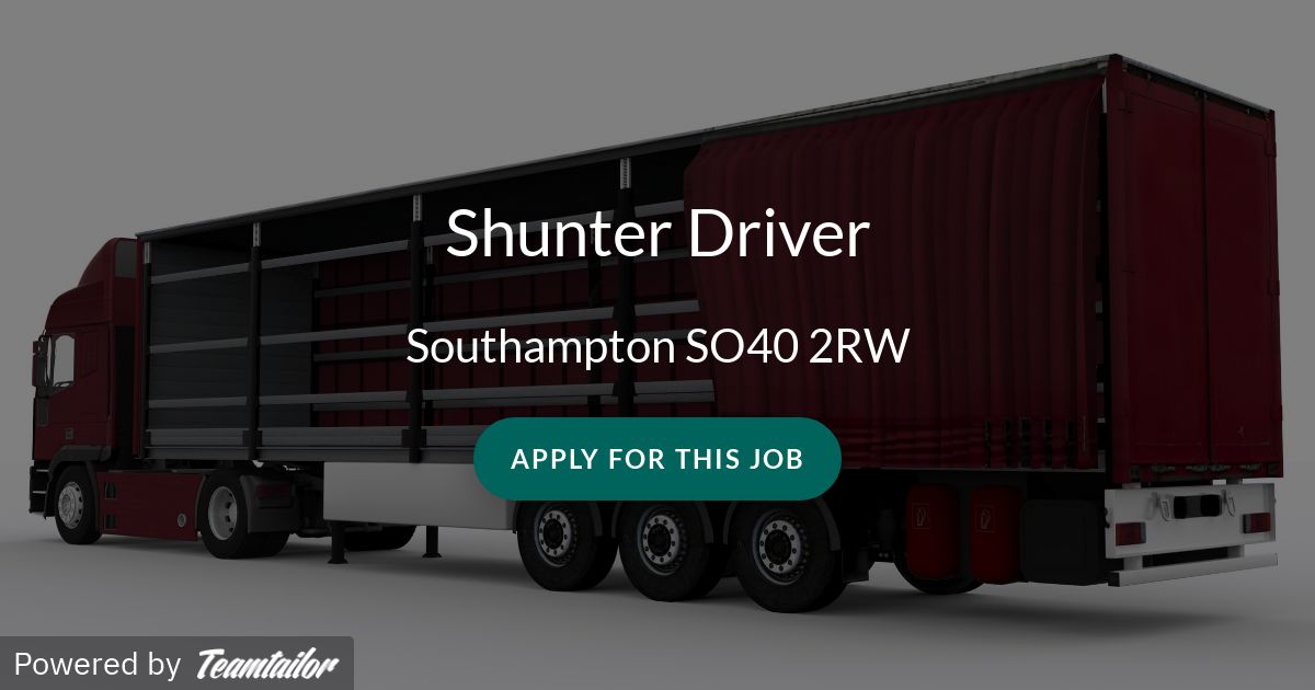 Pure Human Resources Ltd on LinkedIn: Shunter Driver - Pure Human Resources Pure Human Resources Ltd on LinkedIn: Shunter Driver - Pure Human Resources