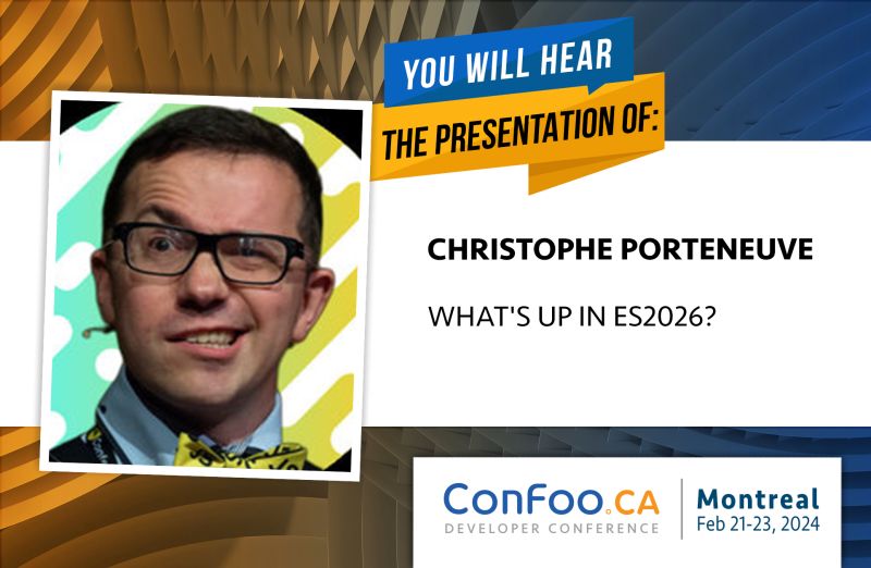 ConFoo.ca on LinkedIn: #es2026 #javascript ConFoo.ca on LinkedIn: #es2026 #javascript