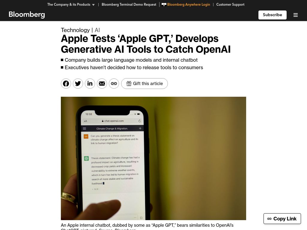 Joanna Peña-Bickley on LinkedIn: Apple Preps Ajax Generative AI, ‘Apple ... Joanna Peña-Bickley on LinkedIn: Apple Preps Ajax Generative AI, ‘Apple ...