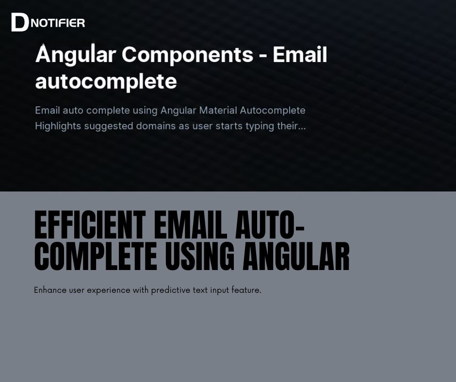 DNotifier on LinkedIn: #angular #angularmaterial #webdev #typescript # ... DNotifier on LinkedIn: #angular #angularmaterial #webdev #typescript # ...