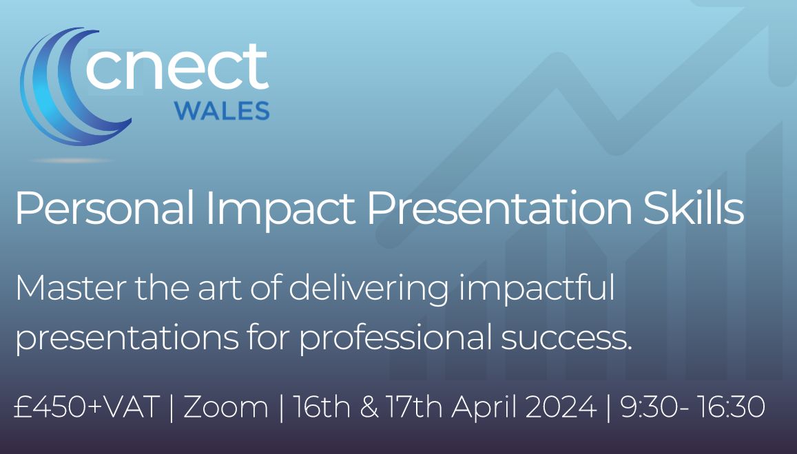 Cnect Wales on LinkedIn: Personal Impact Presentation Skills Training ... Cnect Wales on LinkedIn: Personal Impact Presentation Skills Training ...