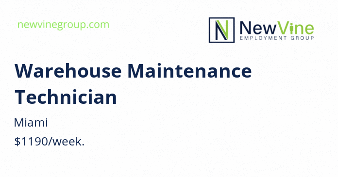 Maylin De Berger on LinkedIn: Warehouse Maintenance Technician ... Maylin De Berger on LinkedIn: Warehouse Maintenance Technician ...