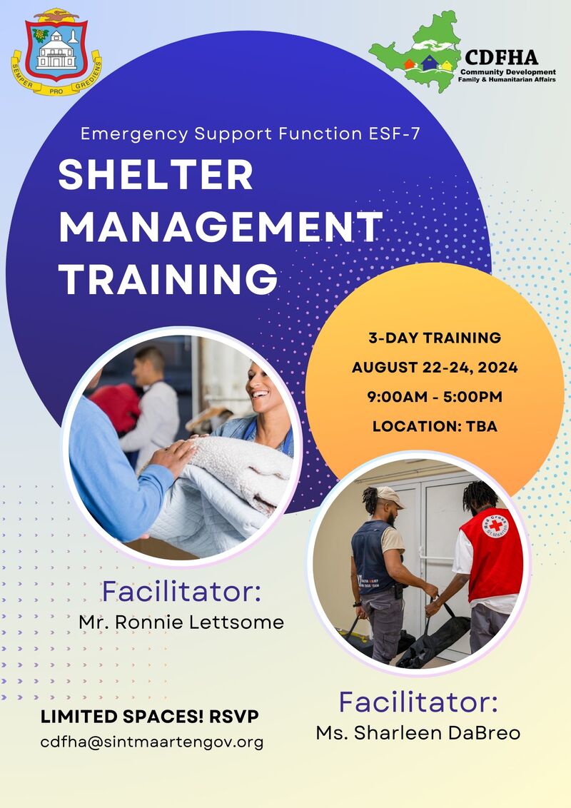 Government of Sint Maarten on LinkedIn: Shelter Management Training Government of Sint Maarten on LinkedIn: Shelter Management Training