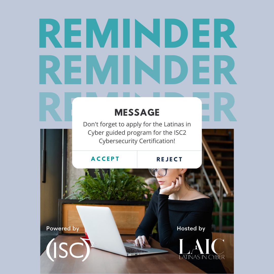 Latinas In Cyber on LinkedIn: ISC2 x Latinas in Cyber Certification ... Latinas In Cyber on LinkedIn: ISC2 x Latinas in Cyber Certification ...
