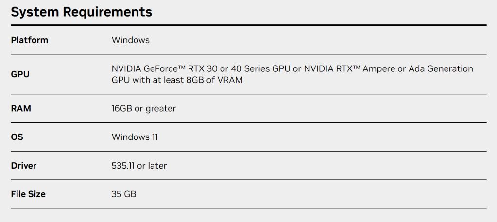 Mike Sheehy on LinkedIn: Getting started with AI w/Nvidia Chat with RTX Mike Sheehy on LinkedIn: Getting started with AI w/Nvidia Chat with RTX