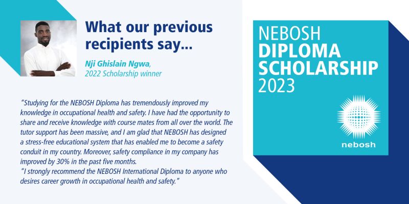 NEBOSH on LinkedIn: The Michael Adamson NEBOSH Diploma Scholarship NEBOSH on LinkedIn: The Michael Adamson NEBOSH Diploma Scholarship