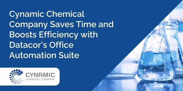 Datacor, Inc. on LinkedIn: Cynamic Chemical Company Saves Time and ... Datacor, Inc. on LinkedIn: Cynamic Chemical Company Saves Time and ...