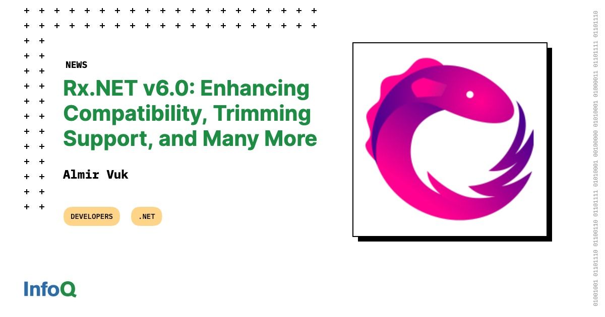 InfoQ on LinkedIn: #infoq #dotnet #reactiveextensions #microsoft InfoQ on LinkedIn: #infoq #dotnet #reactiveextensions #microsoft