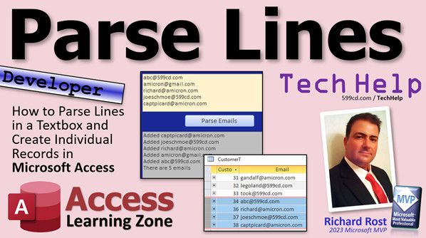 Richard Rost on LinkedIn: How to Parse Lines in a Textbox and Create ... Richard Rost on LinkedIn: How to Parse Lines in a Textbox and Create ...