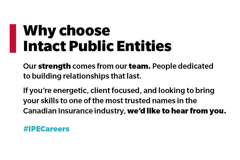 Intact Public Entities on LinkedIn: #ipecareers Intact Public Entities on LinkedIn: #ipecareers