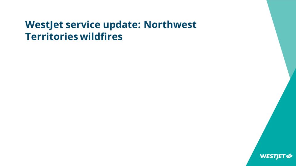 WestJet on LinkedIn: WestJet service update: Northwest Territories ... WestJet on LinkedIn: WestJet service update: Northwest Territories ...