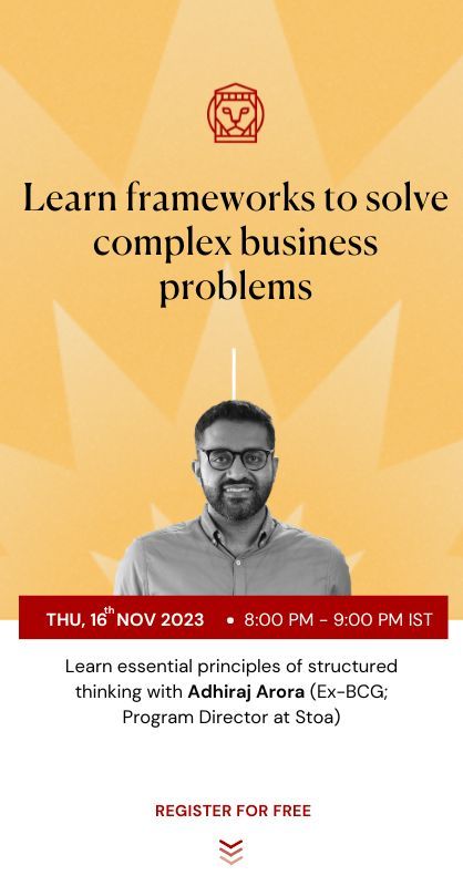Stoa on LinkedIn: Stoa Workshop - Problem solving using structured thinking Stoa on LinkedIn: Stoa Workshop - Problem solving using structured thinking