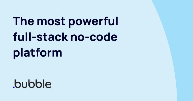 Planet No Code on LinkedIn: Bubble: The full-stack no-code app builder ... Planet No Code on LinkedIn: Bubble: The full-stack no-code app builder ...
