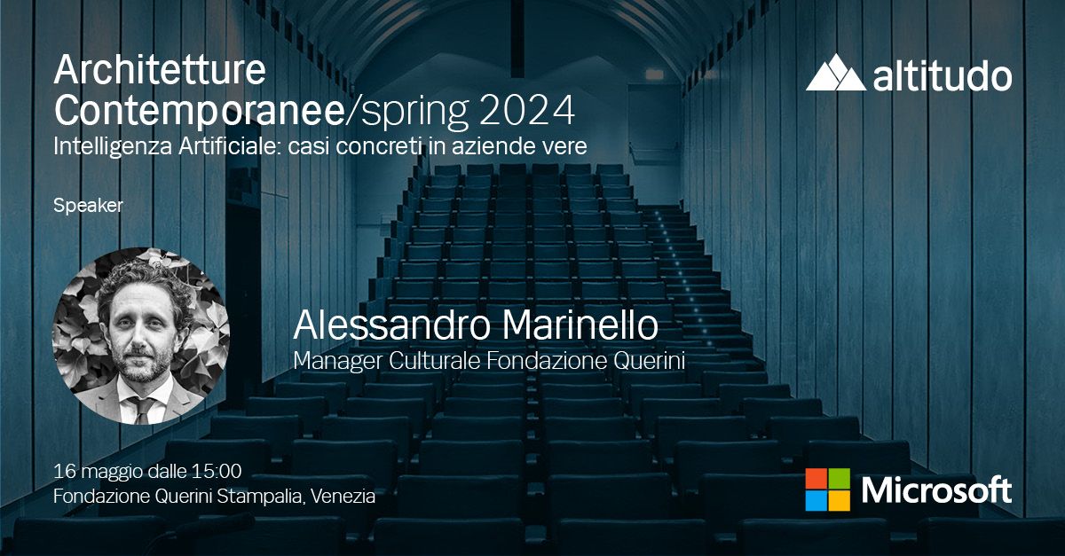 Altitudo su LinkedIn: Architetture Contemporanee 2024: scopri l'evento ... Altitudo su LinkedIn: Architetture Contemporanee 2024: scopri l'evento ...