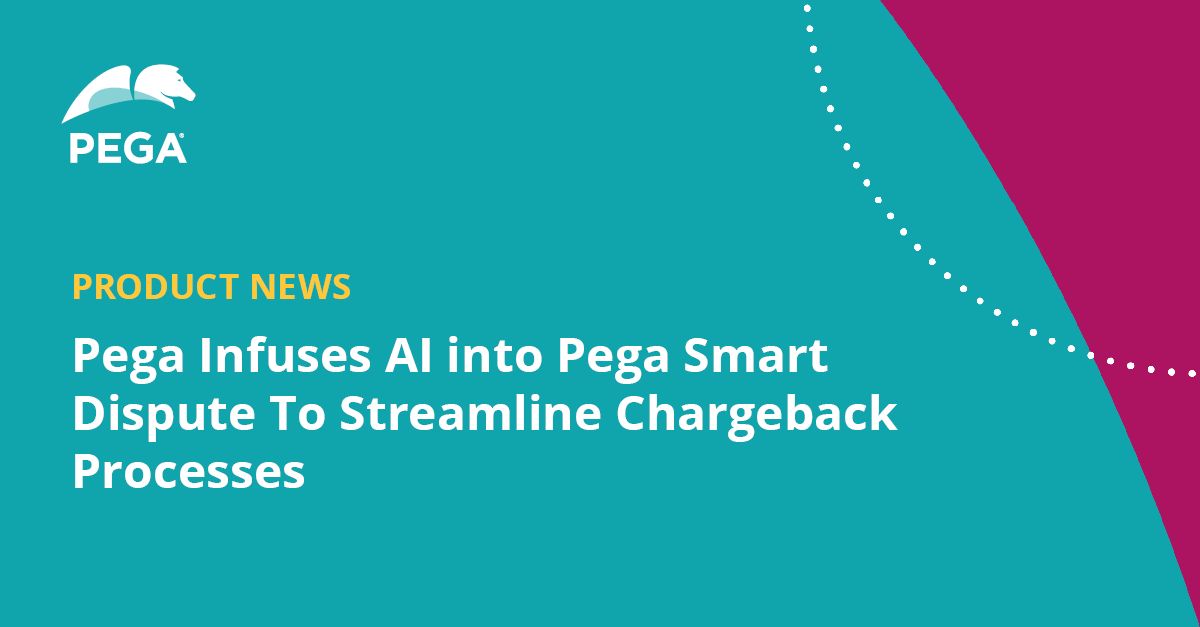 Don Schuerman on LinkedIn: With chargebacks on the rise, Pega now ... Don Schuerman on LinkedIn: With chargebacks on the rise, Pega now ...