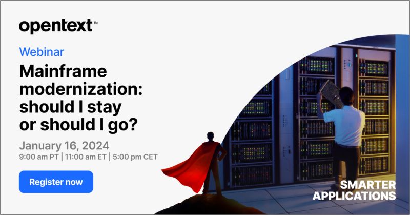 OpenText Application Modernization on LinkedIn: Mainframe modernization ... OpenText Application Modernization on LinkedIn: Mainframe modernization ...