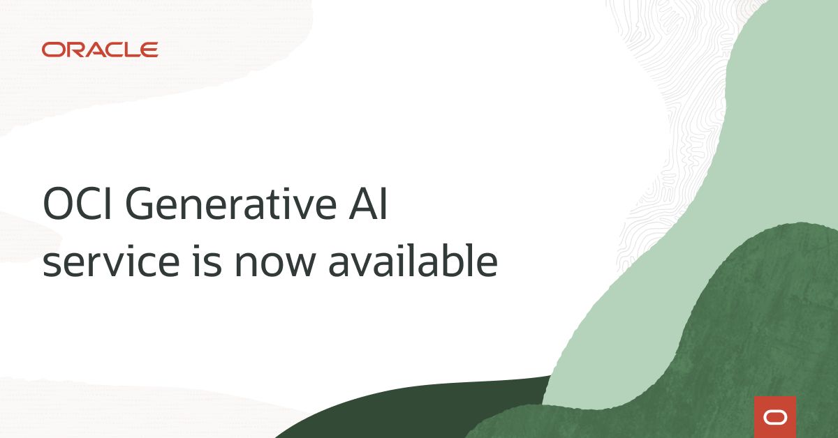 Ryan Dowsett on LinkedIn: Oracle Embeds Generative AI Across the ... Ryan Dowsett on LinkedIn: Oracle Embeds Generative AI Across the ...