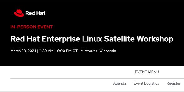 Jens Ziemann on LinkedIn: Red Hat Enterprise Linux Satellite Workshop Jens Ziemann on LinkedIn: Red Hat Enterprise Linux Satellite Workshop