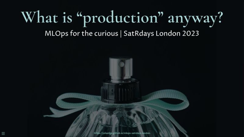 R User Community on LinkedIn: SatRdays London 2023: Julia Silge - What ... R User Community on LinkedIn: SatRdays London 2023: Julia Silge - What ...