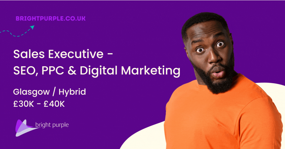 Bright Purple on LinkedIn: Sales Executive (SEO, PPC and Digital Marketing) Bright Purple on LinkedIn: Sales Executive (SEO, PPC and Digital Marketing)