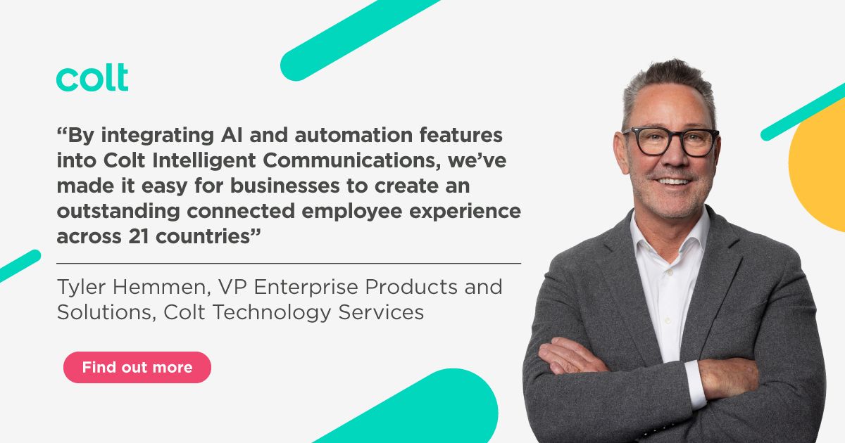 Colt Technology Services on LinkedIn: #ucaas #cic #digitalinfrastructure Colt Technology Services on LinkedIn: #ucaas #cic #digitalinfrastructure