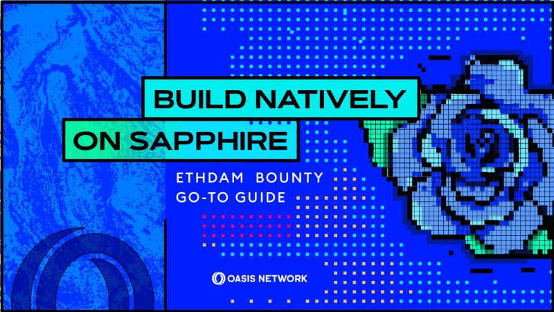 Oasis Network on LinkedIn: Oasis at ETHDam: Build Natively on Sapphire ... Oasis Network on LinkedIn: Oasis at ETHDam: Build Natively on Sapphire ...