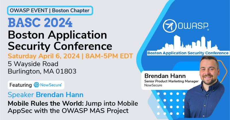 Brendan Hann on LinkedIn: #owasp #owasp #owaspboston #basconf # ... Brendan Hann on LinkedIn: #owasp #owasp #owaspboston #basconf # ...