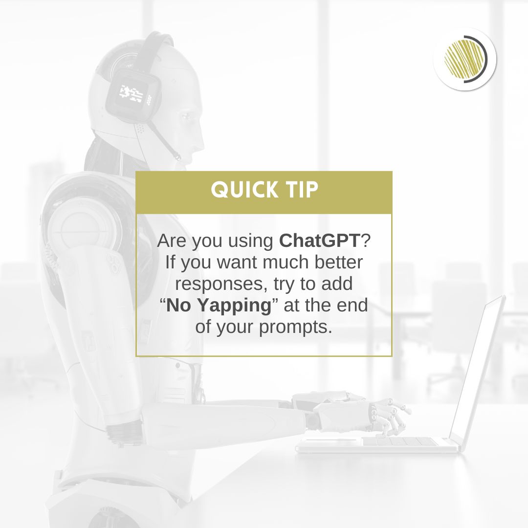 Chat GPT loves to talk. Try adding Chat GPT loves to talk. Try adding