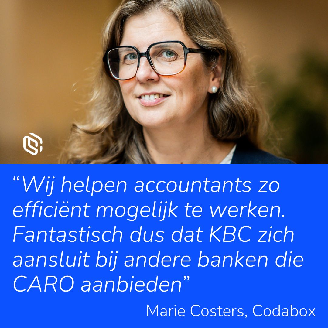 CodaBox (Isabel Group) op LinkedIn: KBC Bank & Verzekering kiest CARO ... CodaBox (Isabel Group) op LinkedIn: KBC Bank & Verzekering kiest CARO ...