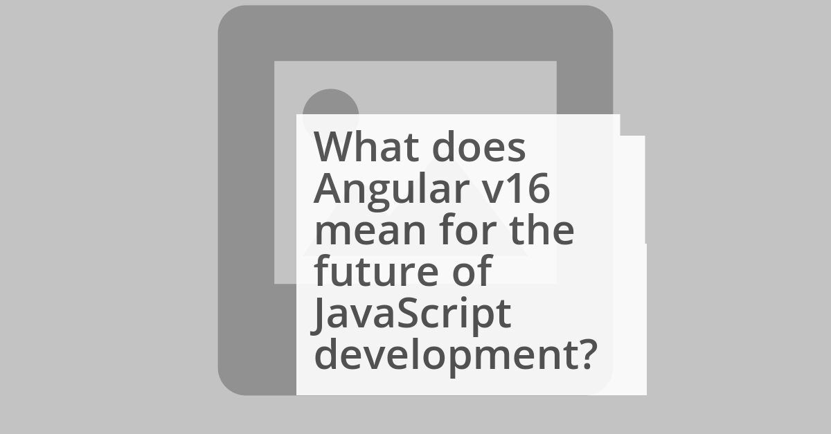 Angular Jobs on LinkedIn: Angular v16 signals, everything old is new again Angular Jobs on LinkedIn: Angular v16 signals, everything old is new again