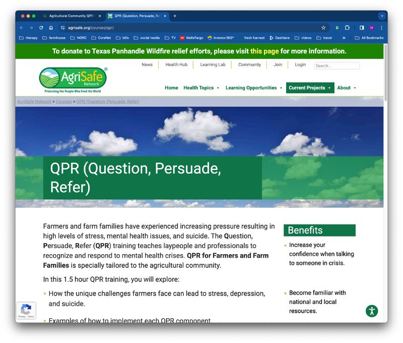 ND HOPES on LinkedIn: QPR (Question, Persuade, Refer) - AgriSafe Network ND HOPES on LinkedIn: QPR (Question, Persuade, Refer) - AgriSafe Network