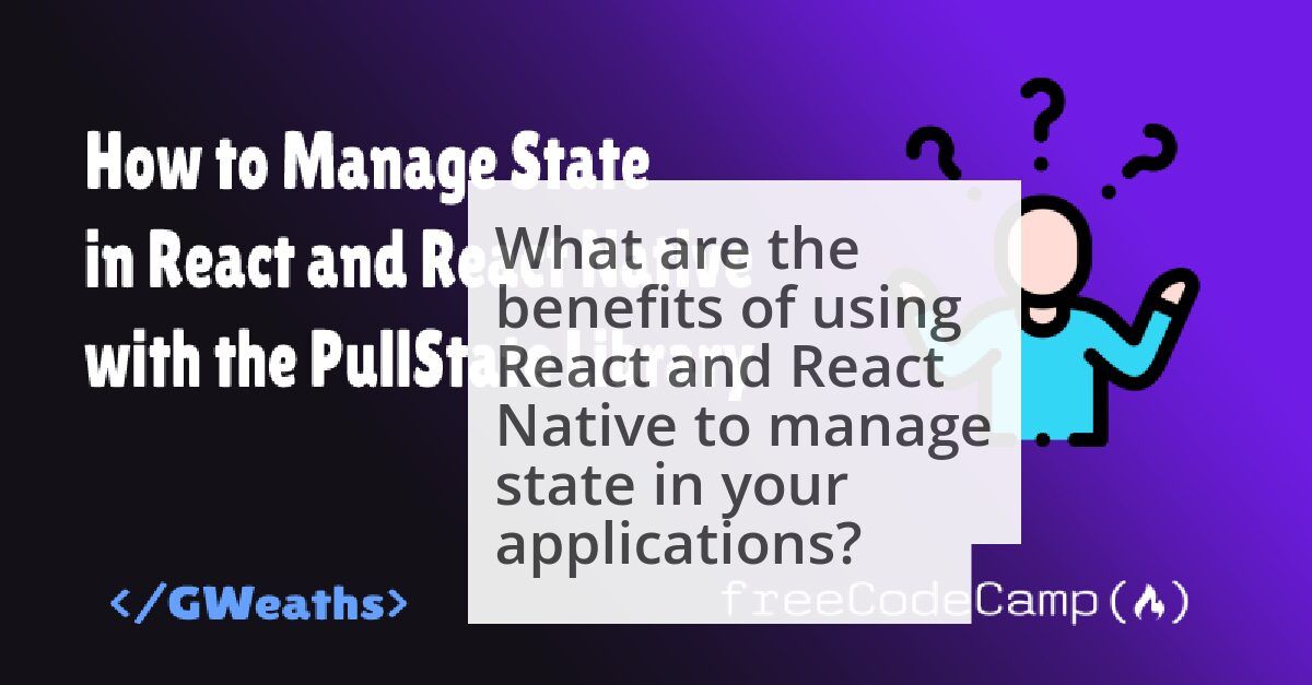 Rajesh Raman on LinkedIn: How to Manage State in React and React Native ... Rajesh Raman on LinkedIn: How to Manage State in React and React Native ...