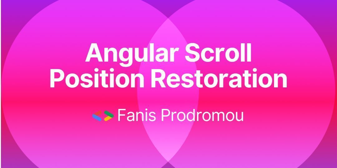 Ricky Lopes on LinkedIn: Angular Scroll Position Restoration - Angular ... Ricky Lopes on LinkedIn: Angular Scroll Position Restoration - Angular ...