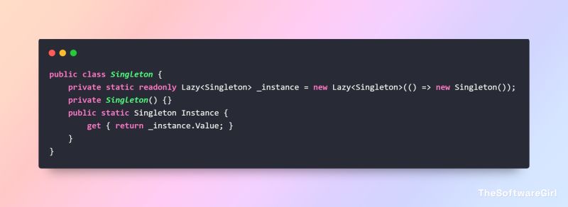 Shatoria G. on LinkedIn: Problem: Create a thread-safe singleton in C# ... Shatoria G. on LinkedIn: Problem: Create a thread-safe singleton in C# ...