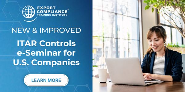 Export Compliance Training Institute (ECTI) on LinkedIn: ITAR ... Export Compliance Training Institute (ECTI) on LinkedIn: ITAR ...