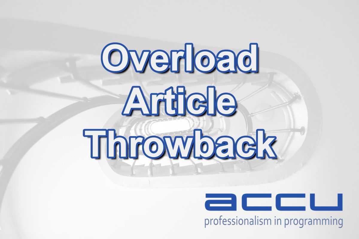 ACCU on LinkedIn: #throwback #softwaredevelopment #cplusplus ACCU on LinkedIn: #throwback #softwaredevelopment #cplusplus