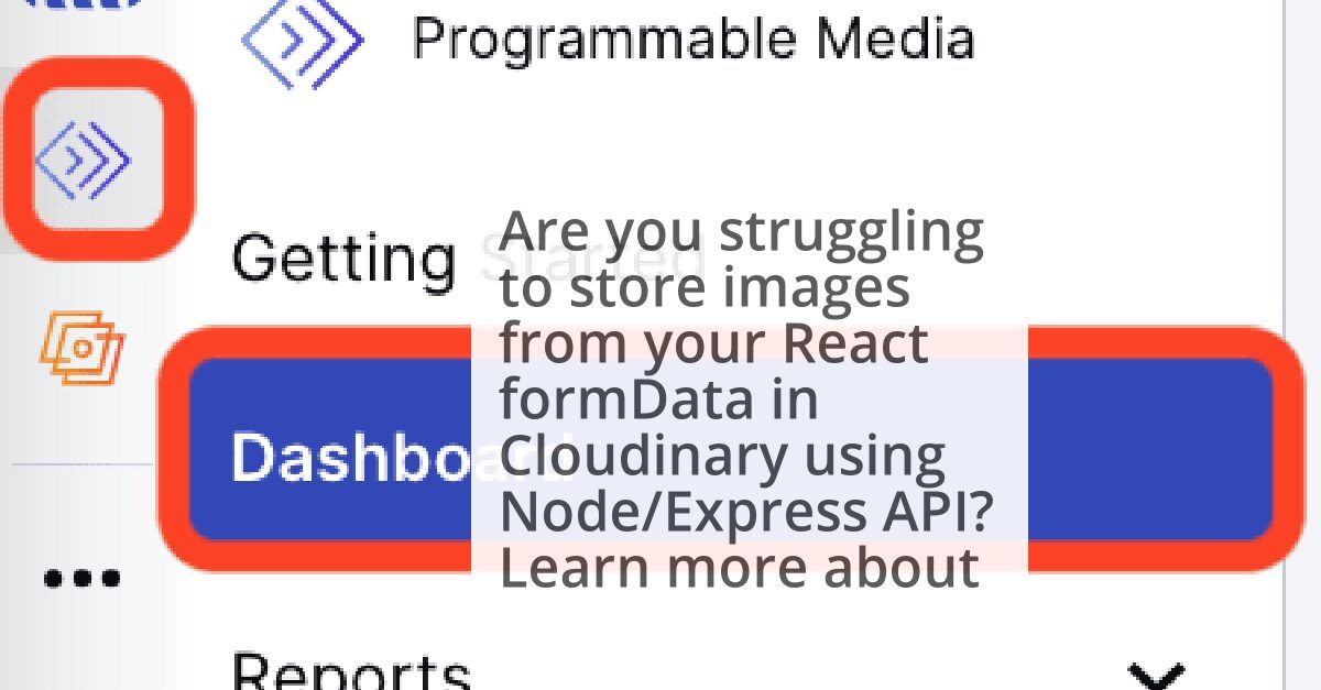 React Jobs on LinkedIn: Storing image from React formData to Cloudinary ... React Jobs on LinkedIn: Storing image from React formData to Cloudinary ...