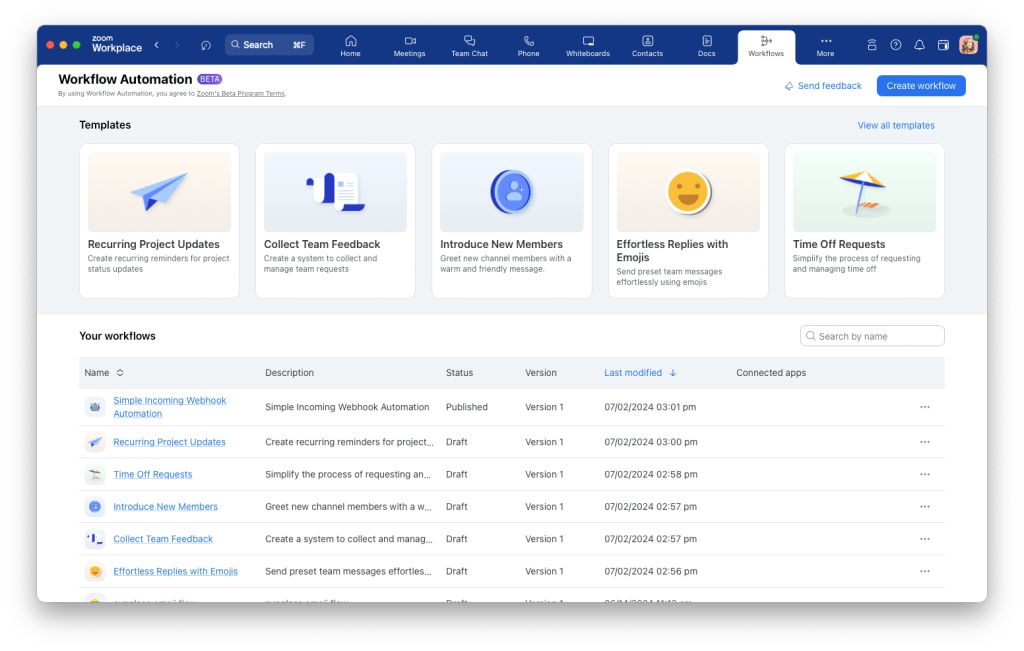 BITSmart.tech on LinkedIn: Zoom adds workflow automation to save time ... BITSmart.tech on LinkedIn: Zoom adds workflow automation to save time ...