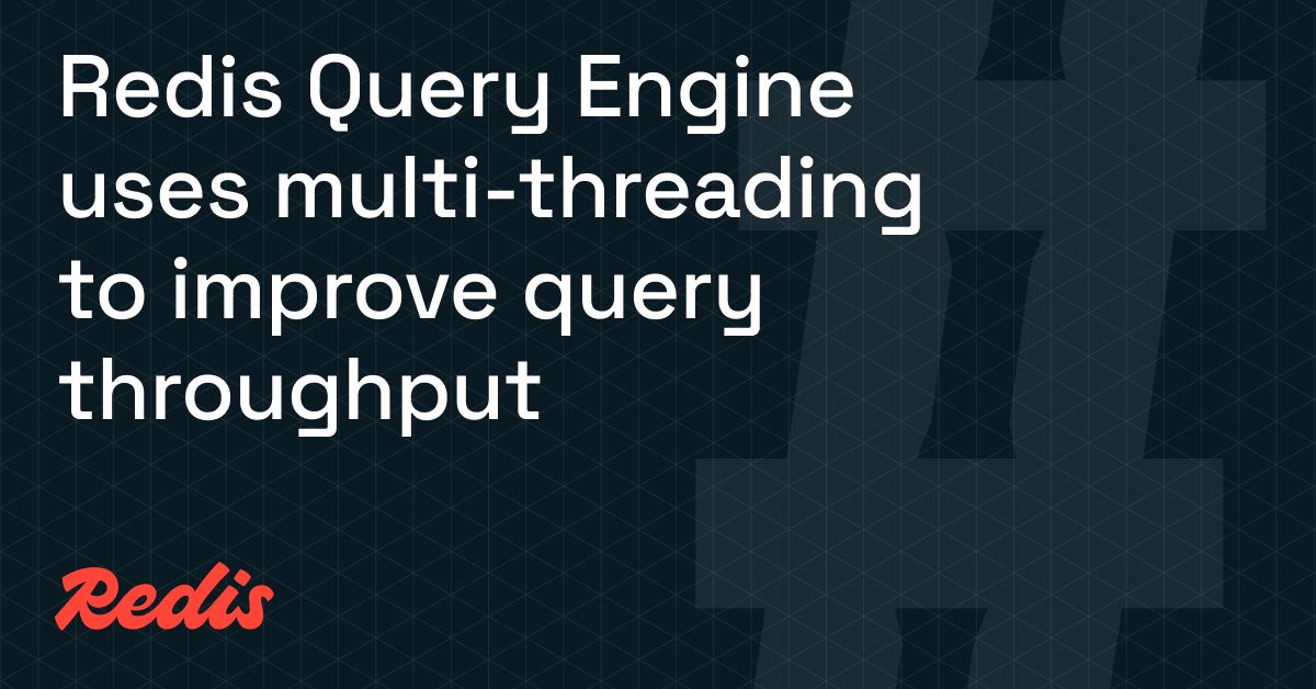 Carly Steets on LinkedIn: Announcing faster Redis Query Engine, and our ... Carly Steets on LinkedIn: Announcing faster Redis Query Engine, and our ...