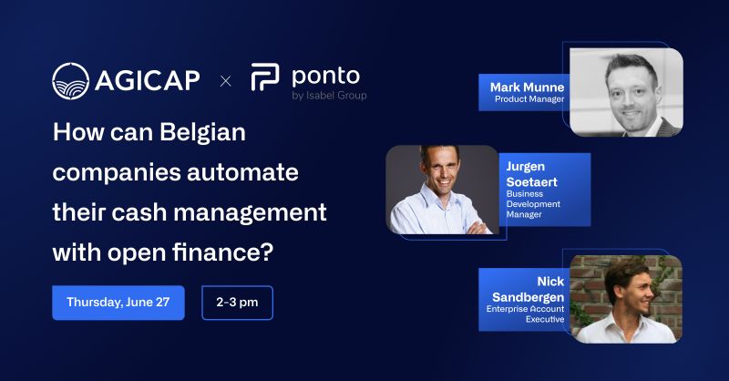 Ponto (Isabel Group) on LinkedIn: Webinar Agicap x Ponto - How can ... Ponto (Isabel Group) on LinkedIn: Webinar Agicap x Ponto - How can ...