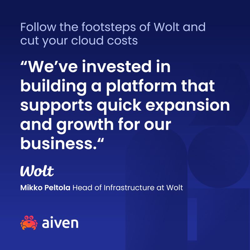 Aiven on LinkedIn: What to Consider When Optimizing Cloud ... Aiven on LinkedIn: What to Consider When Optimizing Cloud ...